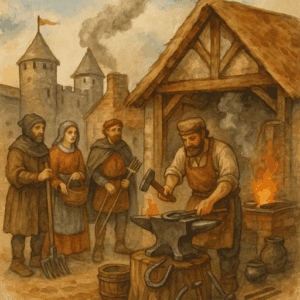 The Blacksmith and Armourer of a Medieval Castle: Forging the Strength ...